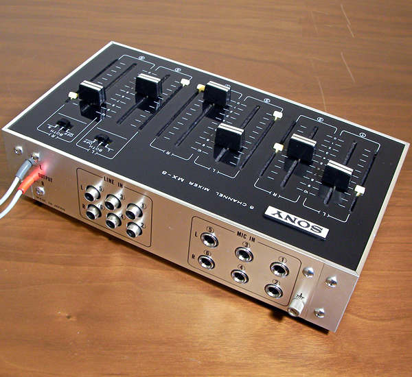 organ69 : [ap027]Sony 6 Channel Mixer MX-8